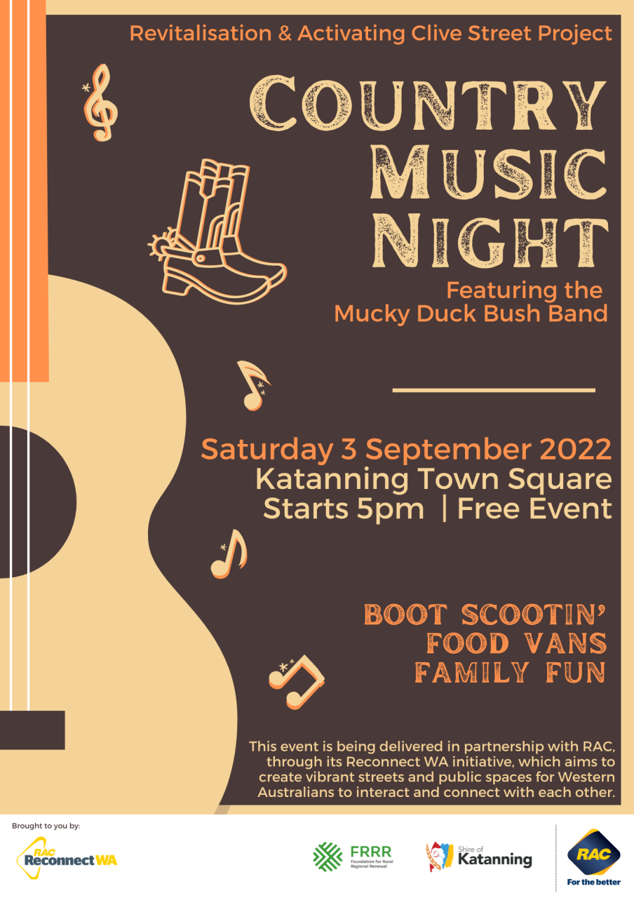 Country Music Night » Shire of Katanning